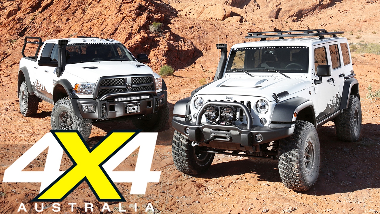 AEV Jeep Wrangler JK350 and RAM Prospector XL | Road test | 4X4 ...
