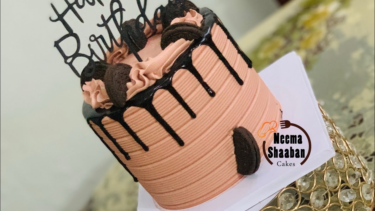 Jinsi ya kupamba chocolate cake #neemashaaban - YouTube