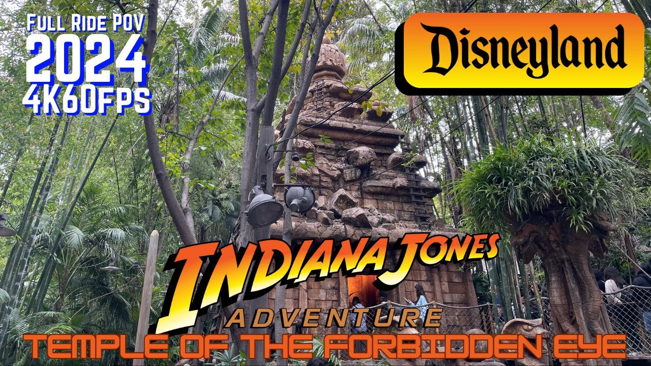 Indiana Jones Adventure Temple of the Forbidden Eye Full Ride POV ...