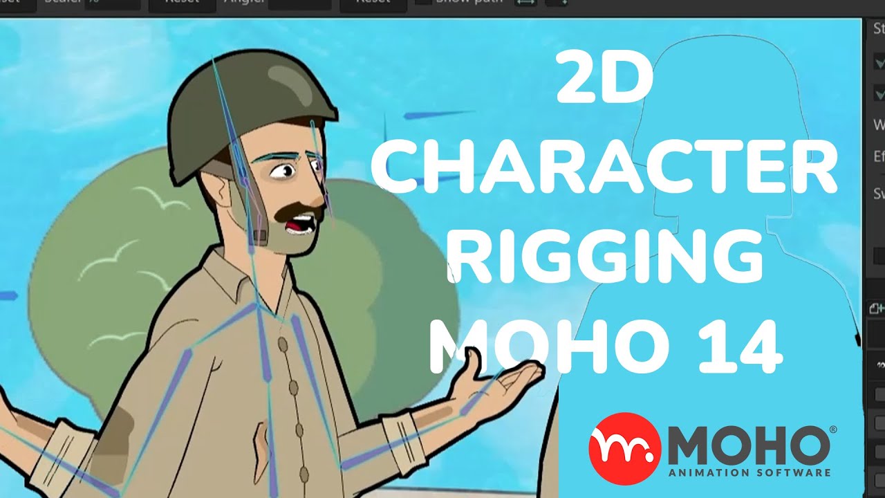 2D Character Rig MOHO 14. (Animation test) - YouTube