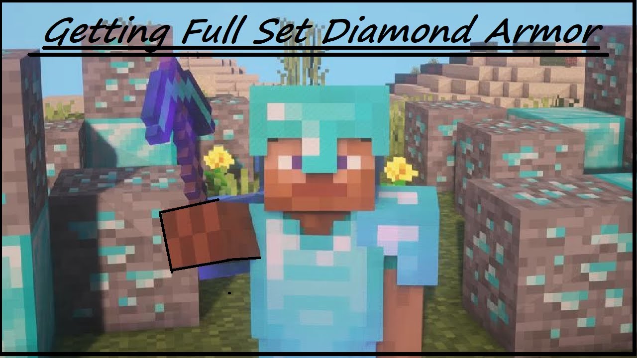 Getting Full Set Diamond Armor and Tools in Minecraft #3 | UNFEARED ...