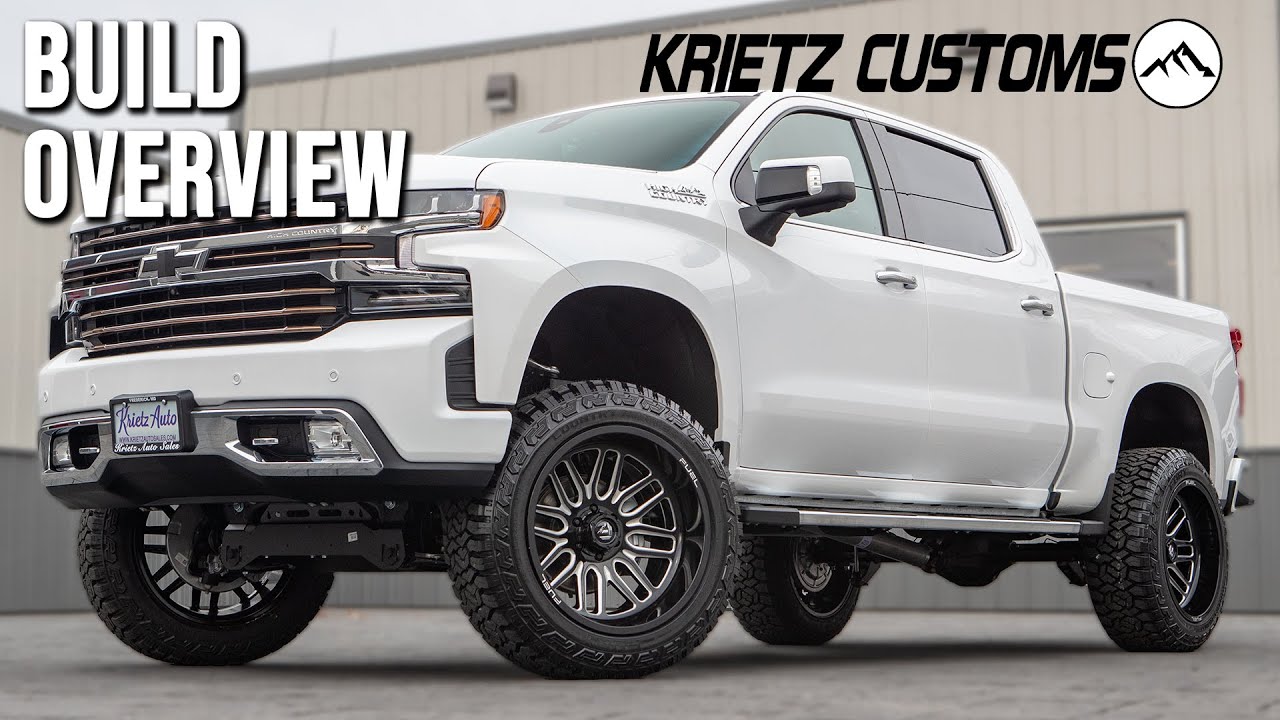 BUILD OVERVIEW: Lifted Chevy Silverado | Rough Country Lift Kit | 20x9 Fuel Ignite Wheel - YouTube