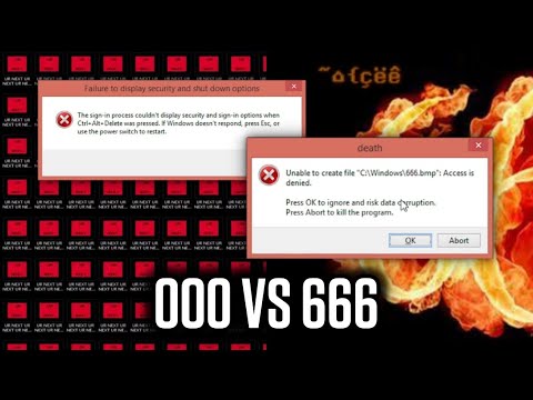 000.EXE vs 666.EXE - Ketika Dua VIRUS JAHAT saling Melawan... HASILNYA ...