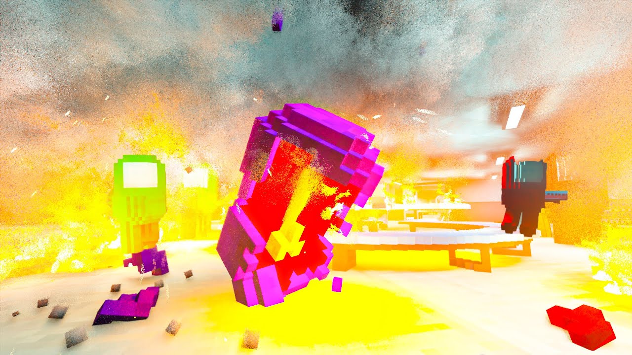 Among us base on fire - Realistic fire Physics | Teardown - YouTube