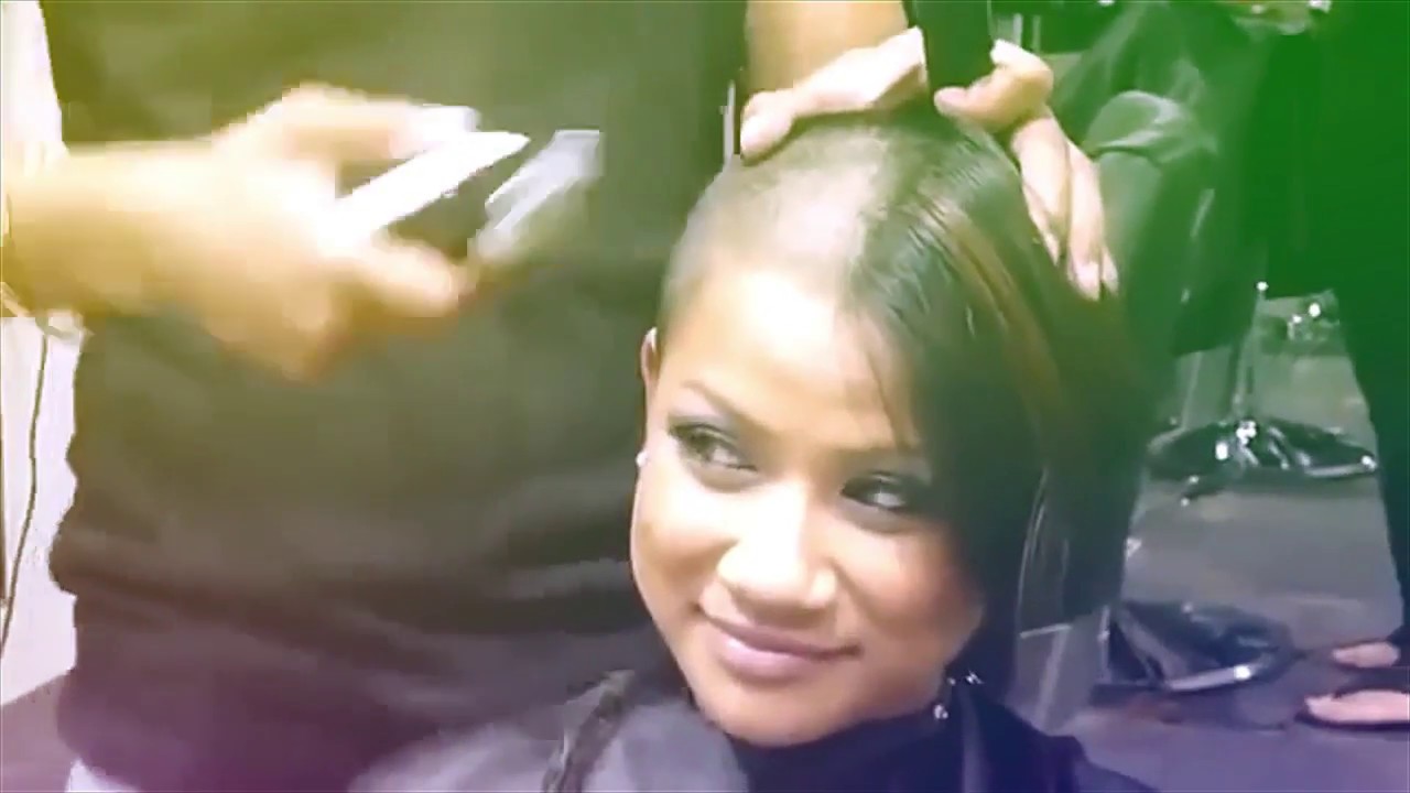 Beautiful woman headshave for love at public place #61 - YouTube