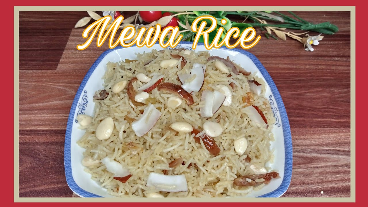 Mewa Rice| jaggery rice|recipe by sumaira's tasty kitchen & vlogs ...