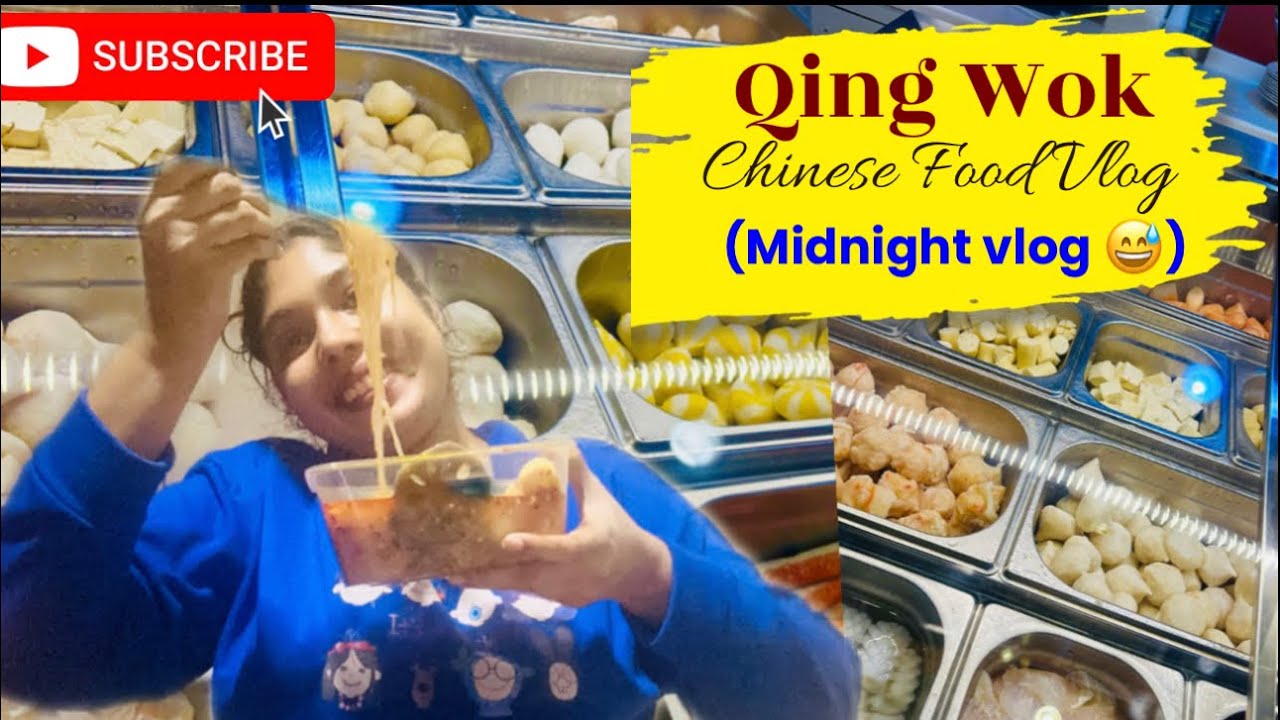 Qing Wok Chinese 🇦🇪(midnight Hungry vlog) - YouTube