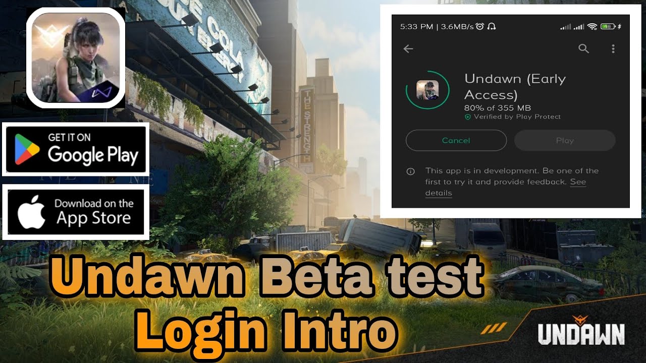 Undawn Survival Beta test Login Intro (Android/iOS) #undawn # ...