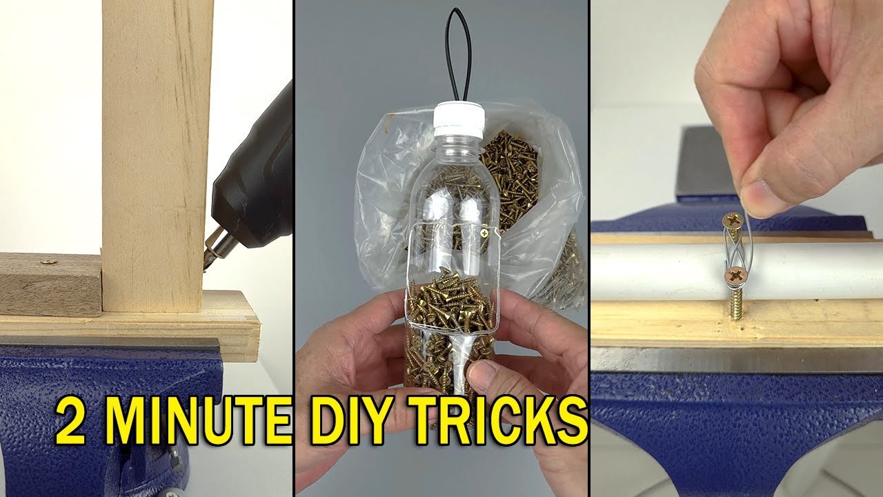 2 MINUTE DIY TRICKS #30 - YouTube
