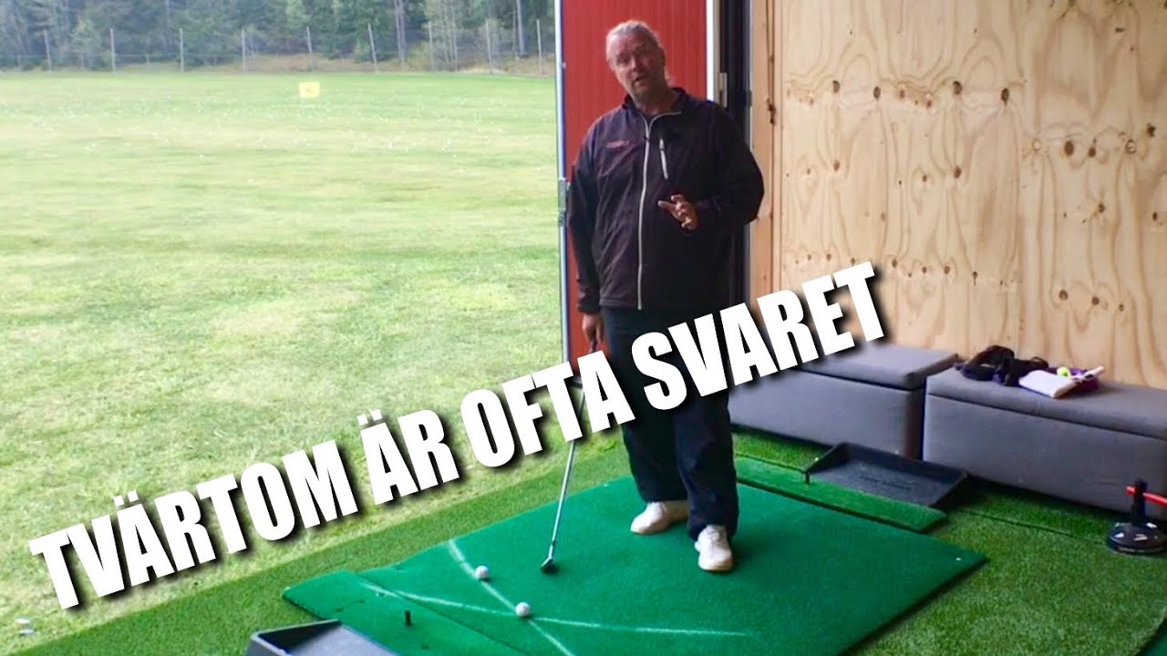 Tvärtom är oftast svaret... Golf med Marcus Edblad - YouTube