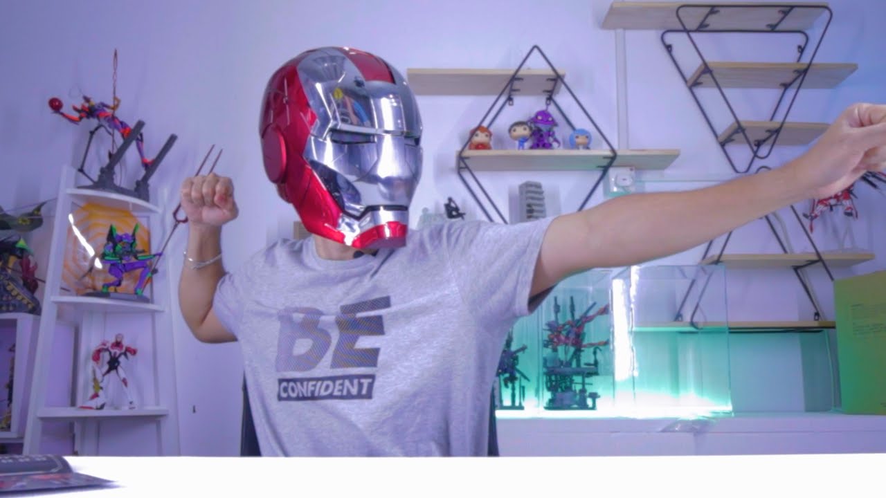 Ironman Helmet Voice Activated!!! - YouTube