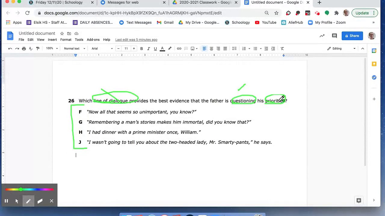 How to Answer Supporting Text Evidence Questions - YouTube