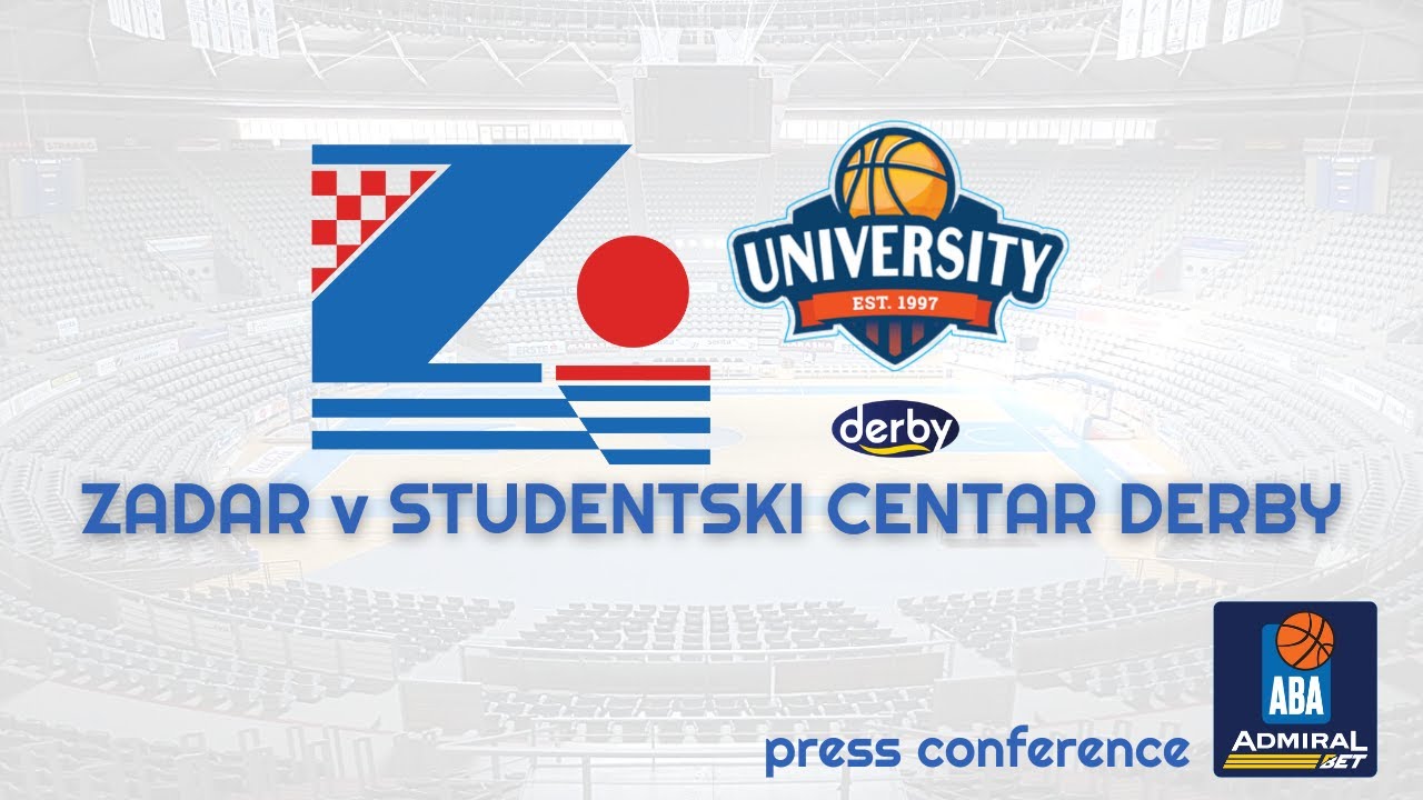 KK Zadar 🆚 KK Studentski centar Derby | Press conference - YouTube