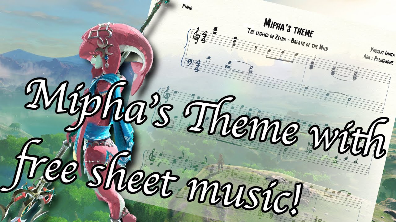 Mipha's theme piano - The Legend of Zelda: Breath of the Wild [FREE ...