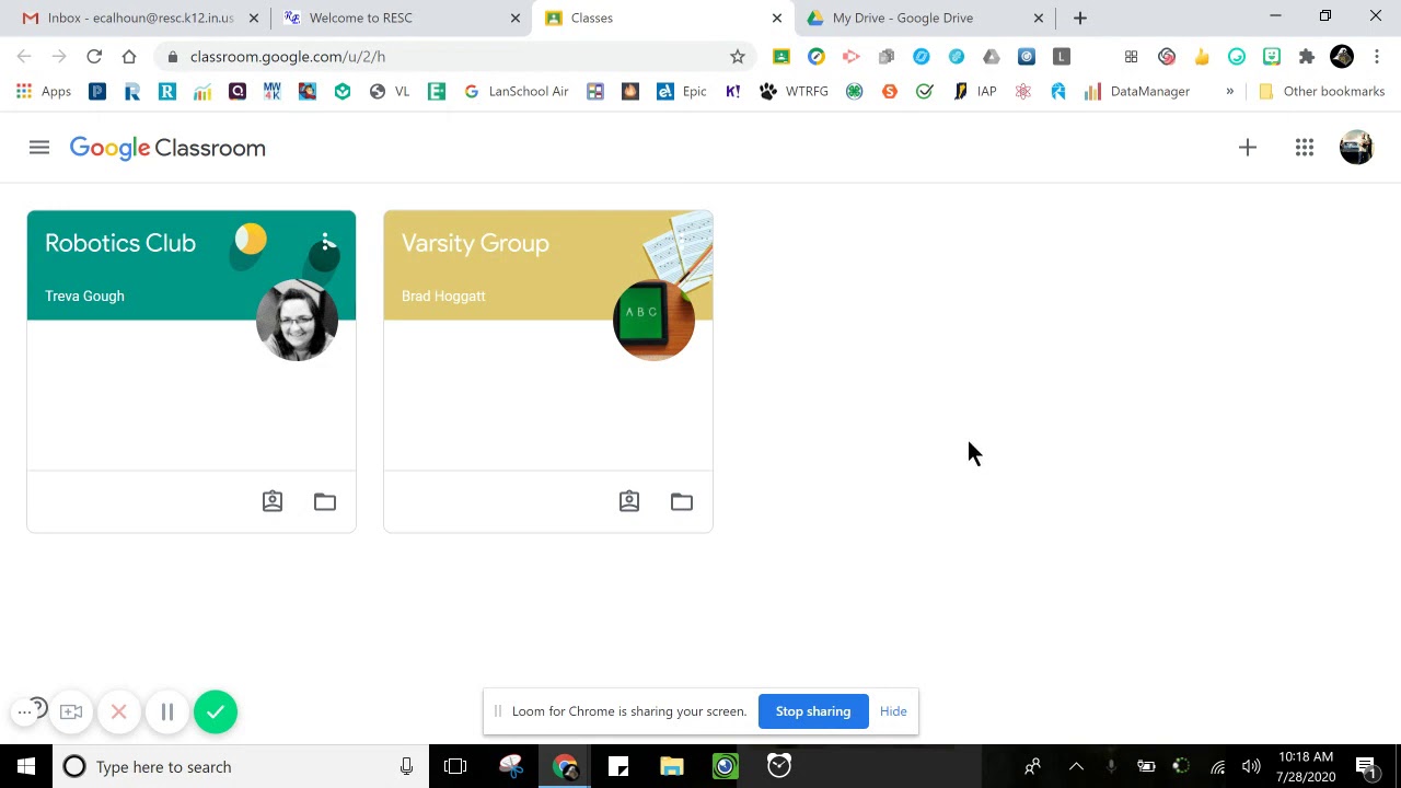 GC Joining a class in Google Classroom - YouTube