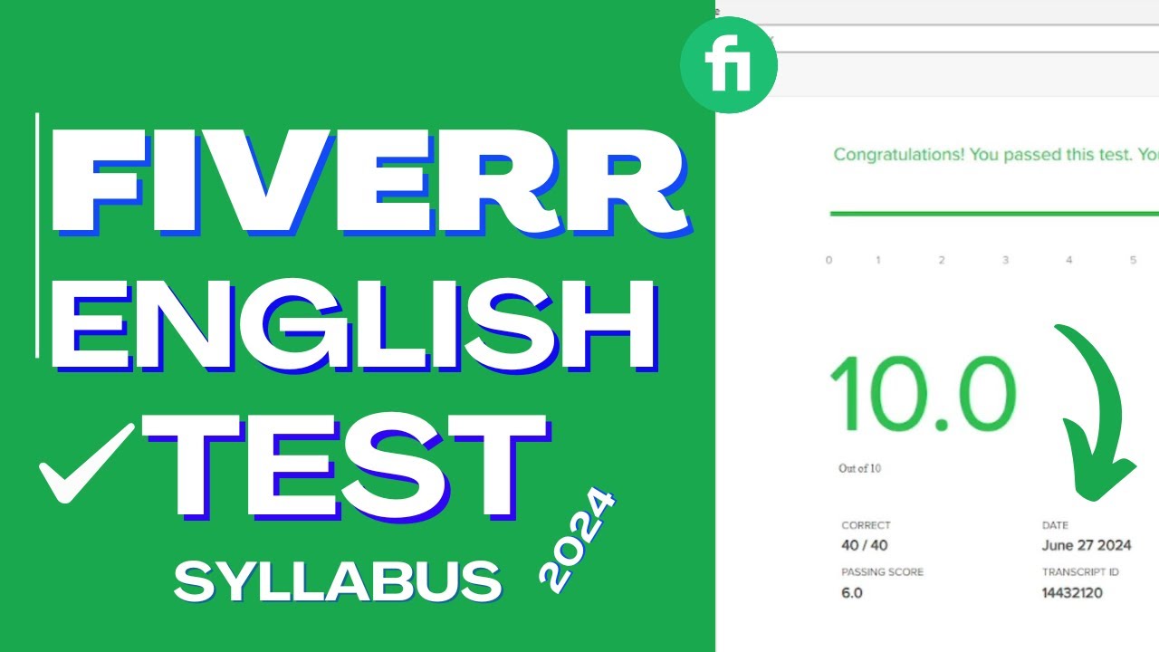 Mastering The Fiverr English Test Like A Pro! - YouTube