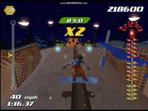 SSX Tricky (PS2) Snowdream Showoff (Psymon) - YouTube