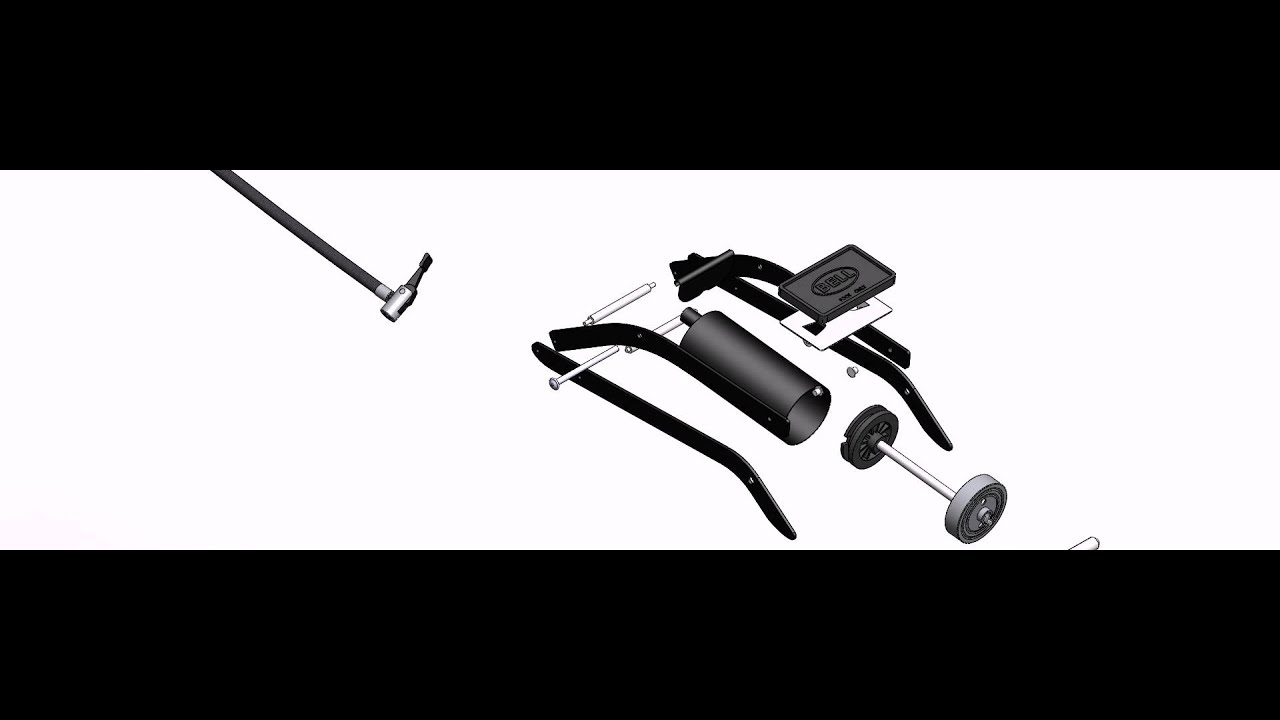 foot pump assembly StevesWorkingCopy explode - YouTube