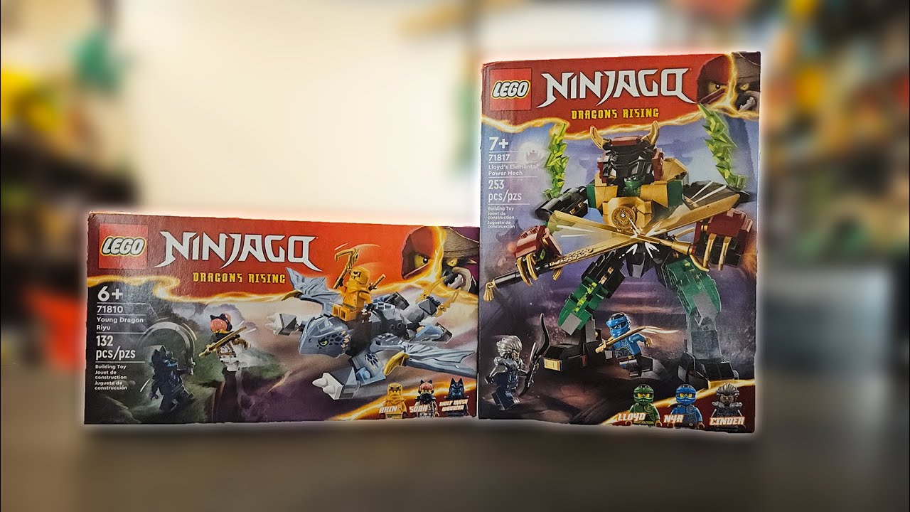 LEGO Ninjago Live Build - Young Dragon Riyu and Lloyd's Elemental Power ...