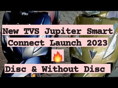 New TVS Jupiter Smart Connect 110 Cc E20 Basic Model Launch 2023 ...
