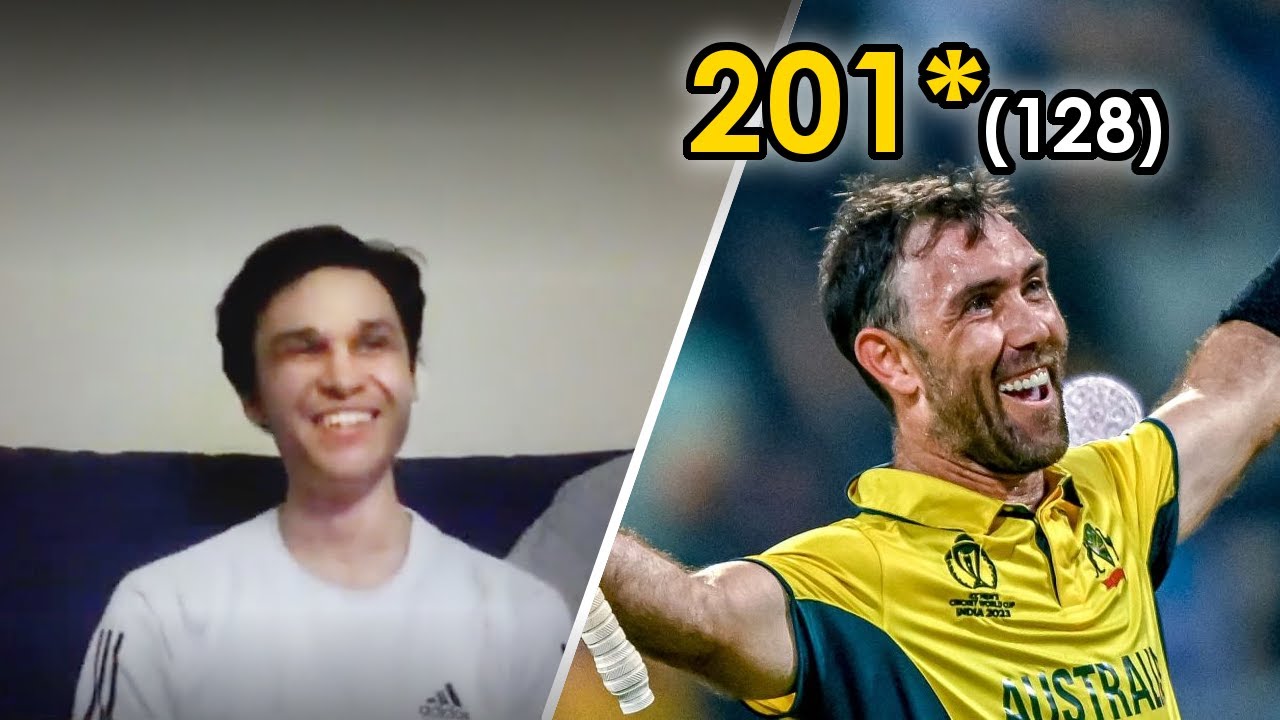 Glenn Maxwell 201* (128) REACTION | AUS vs AFG | ICC CWC 2023 | Stream ...