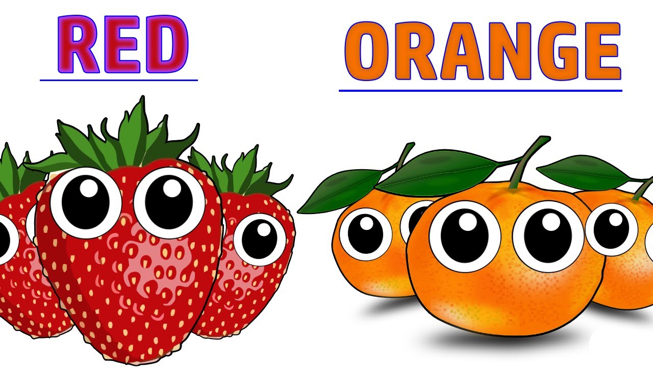 Colors And Fruits Name - Learn Colors - YouTube