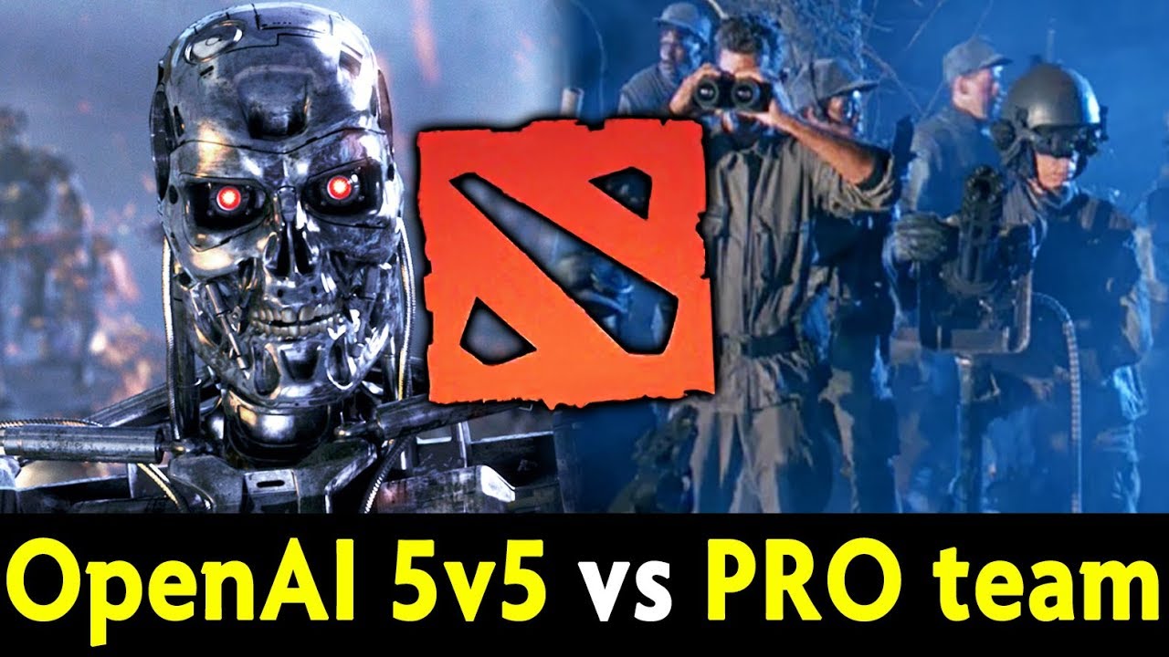OpenAI 5v5 vs Dota TOP 0,05% players — FIRST game vs pro team - YouTube
