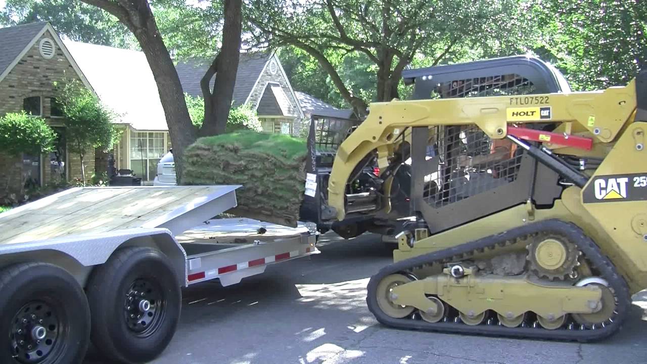 HDT Low Profile Tilt Equipment Trailer - YouTube