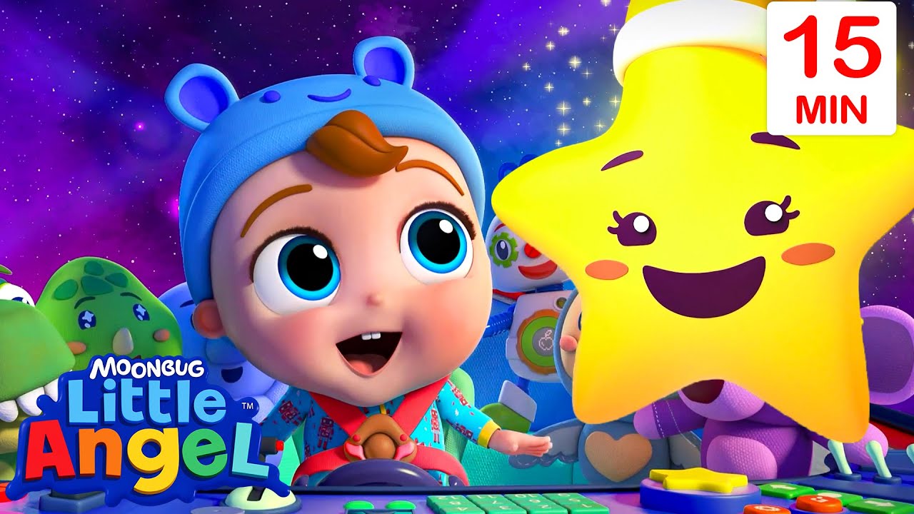 Twinkle Twinkle Little Star in Space! | Learning Planets | Little angel ...
