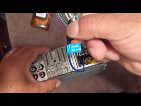 How to install a Car stereo old school style