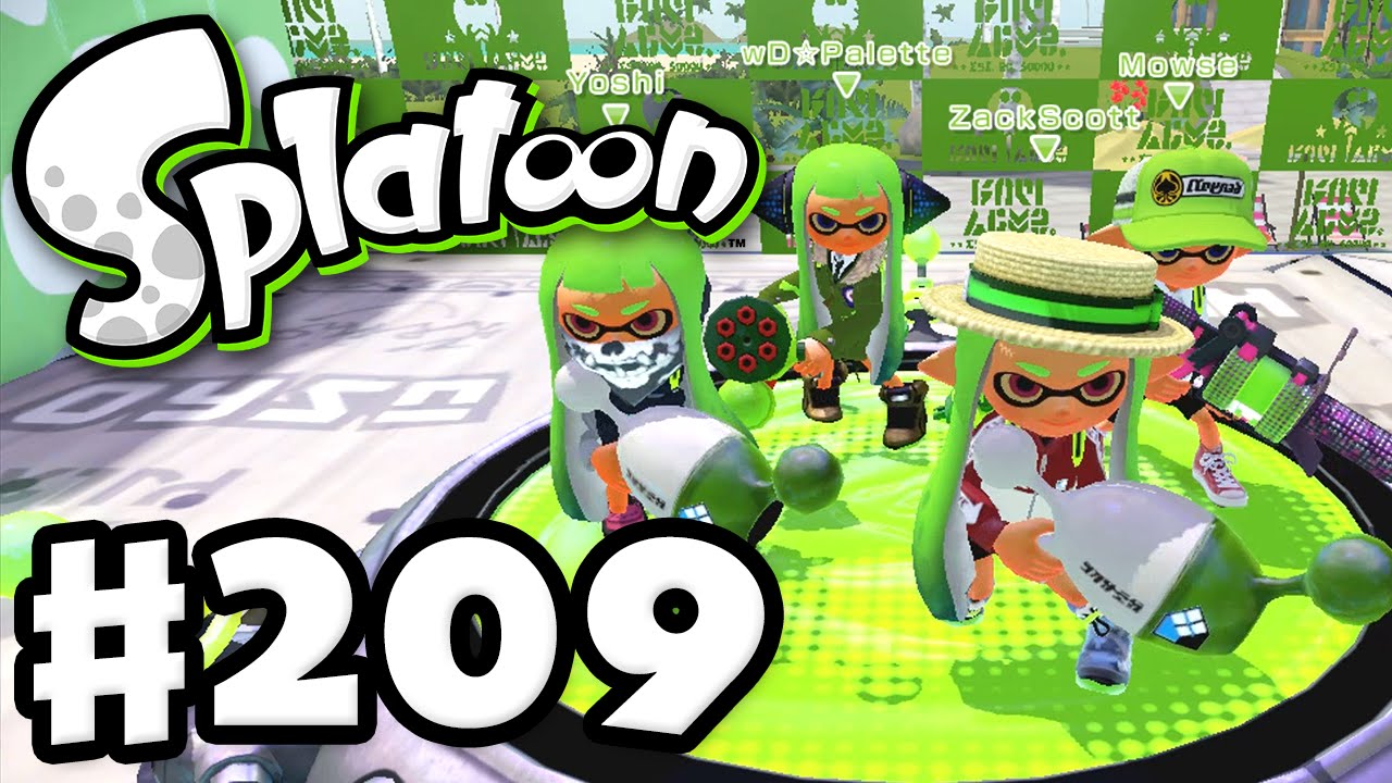 Splatoon - Gameplay Walkthrough Part 209 - Quad Squad Tower Control ...