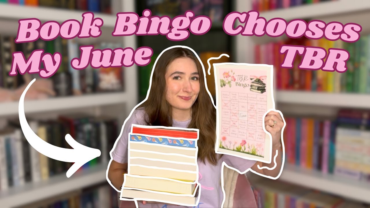 BOOK BINGO Chooses My June TBR || custom bingo board, summer reads ...