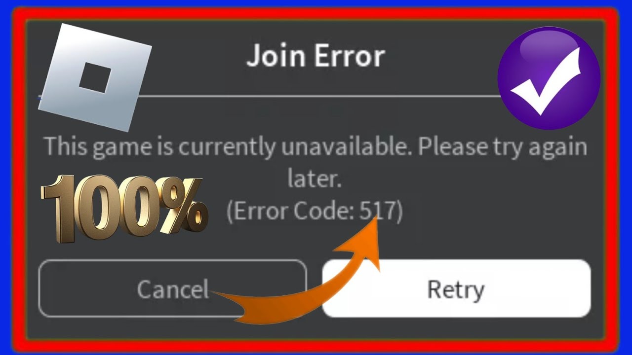 Cách sửa mã lỗi 517 trong Roblox (2024)! - YouTube