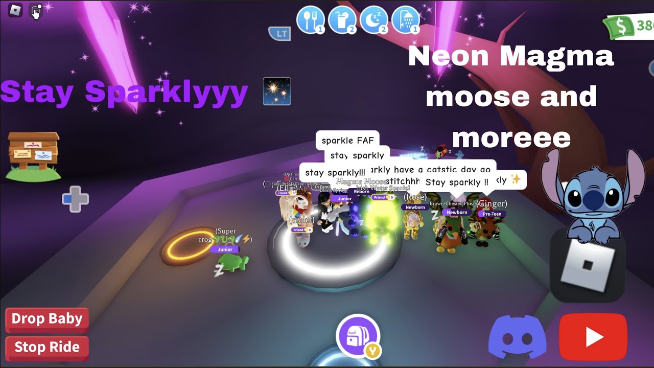 Neon Magma Moose! and more #sparklez #playadoptme #adoptme - YouTube