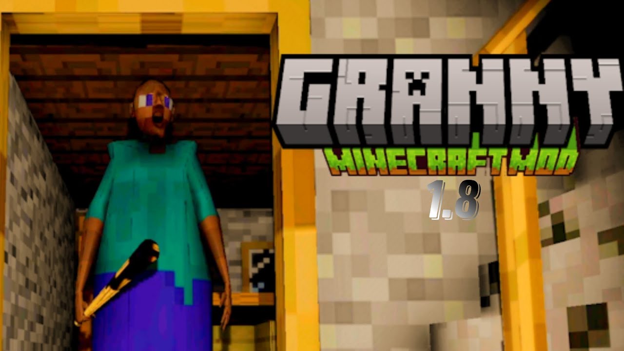 Granny Minecraft 1.8 gameplay - YouTube
