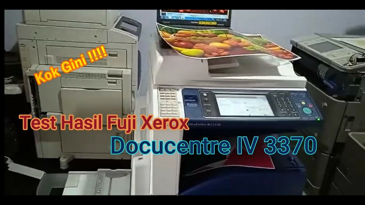 Fuji Xerox DC IV 3370 - YouTube