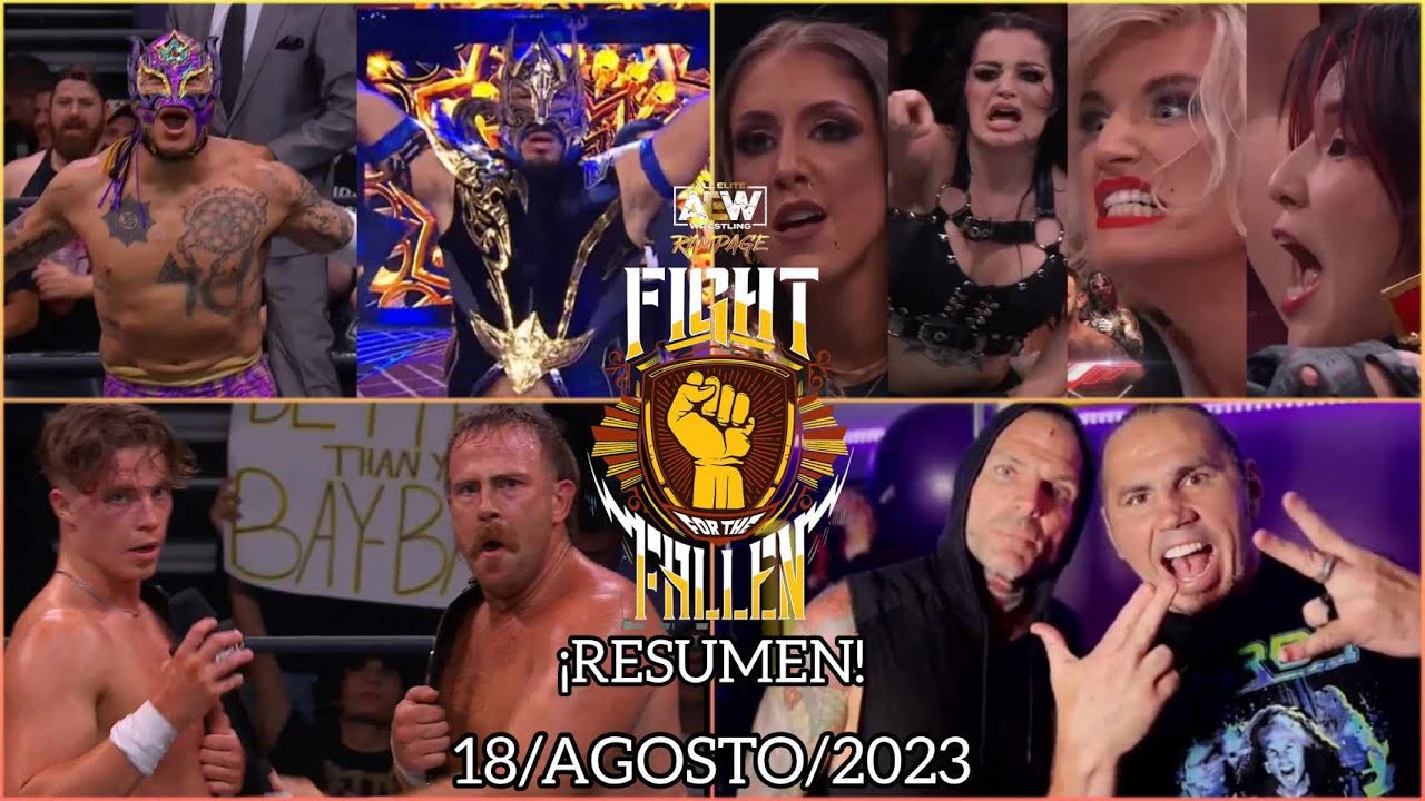 AEW Rampage Fight For The Fallen | 18/Agosto/2023 | RESUMEN Y ...