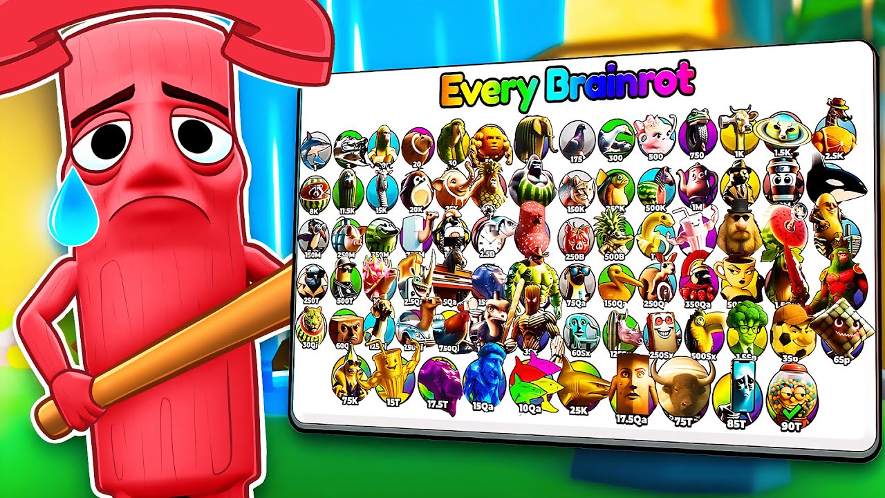 24 HOURS to Unlock EVERY BRAINROT in Brainrot Evolution! - YouTube