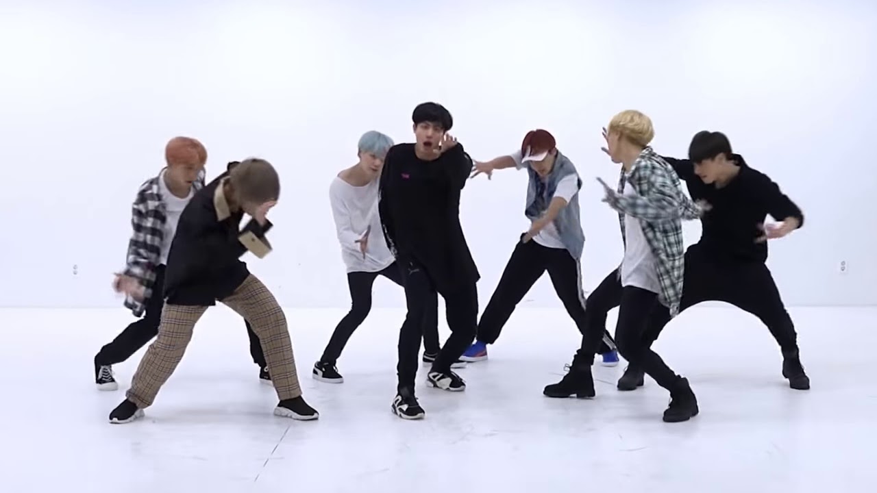 Bts Dna Mirrored Dance Practice Youtube