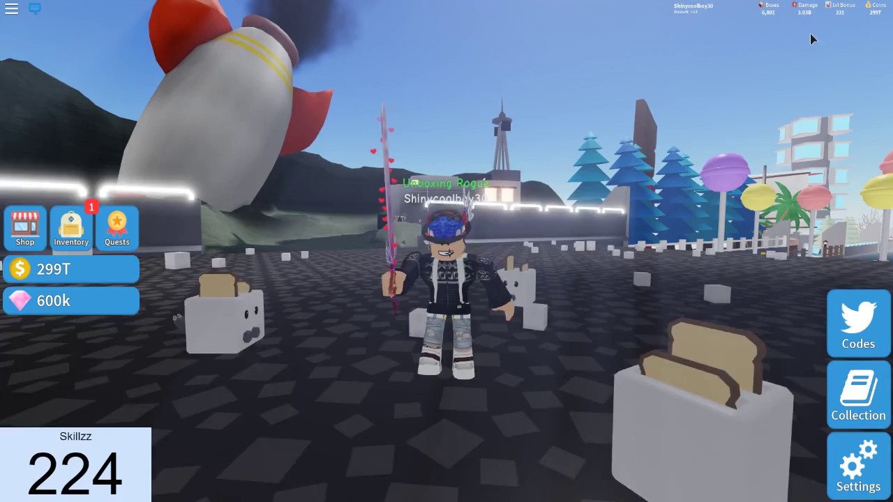 ROBLOX Unboxing Simulator All Codes - YouTube