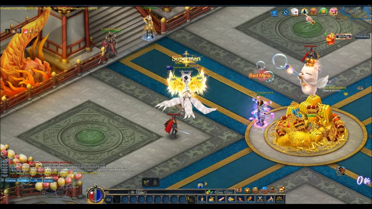 Conquer Online . Gold Cup To Sailor|Moon Server Pyramid - YouTube