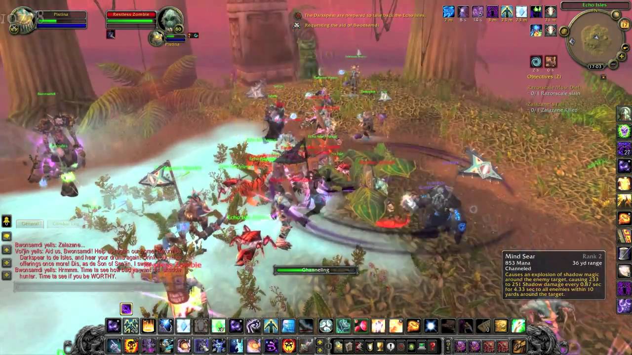 WoW on iMac 21,5 (Summer 2010) ATi 5670 - Echo Isles - YouTube