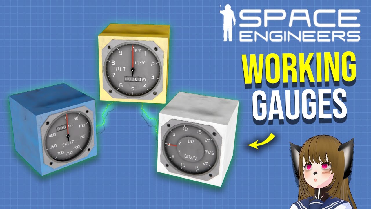 This Analog Ship Gauges mod Should be Vanilla, Space Engineers - YouTube