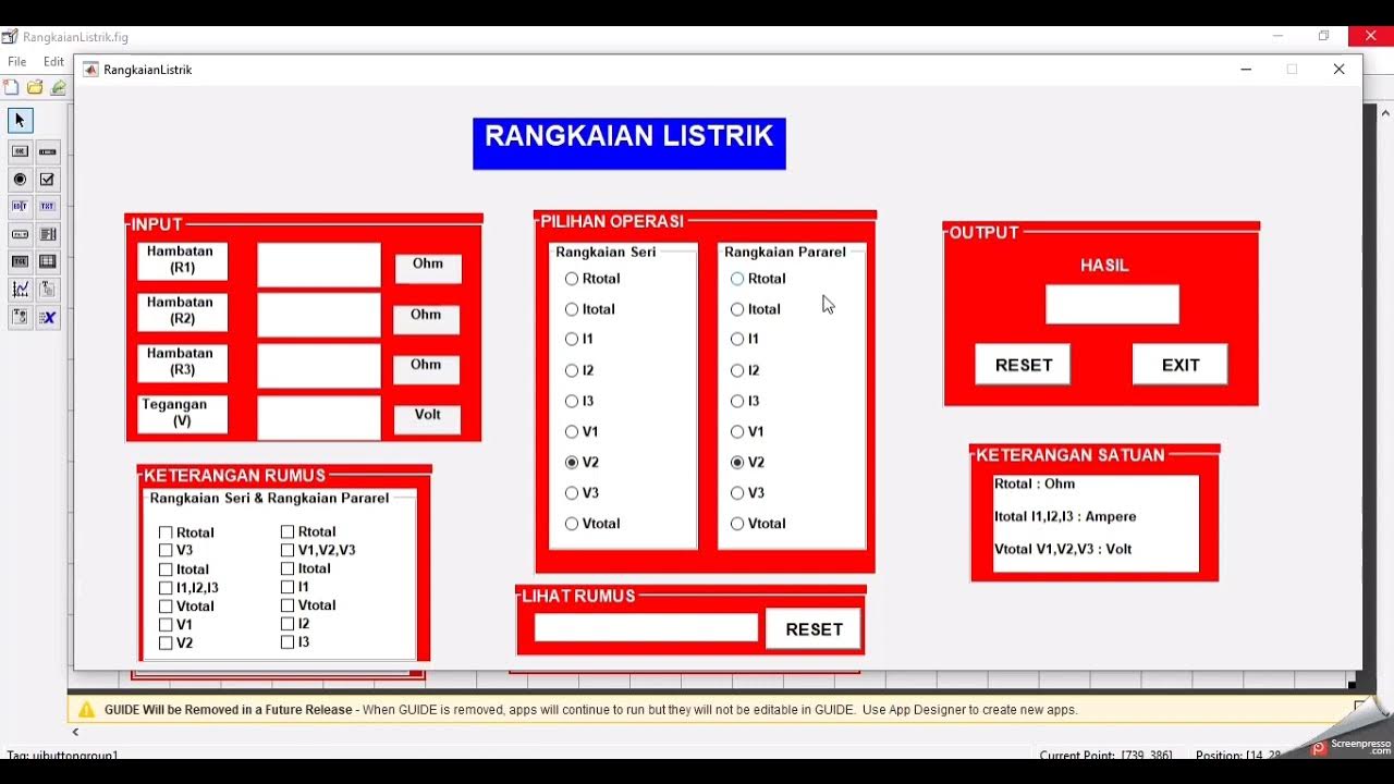 PROGRAM MATLAB, RANGKAIAN LISTRIK SERI & PARAREL - YouTube