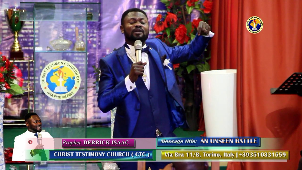 Prophet Derrick Isaac | AN UNSEEN BATTLE - YouTube
