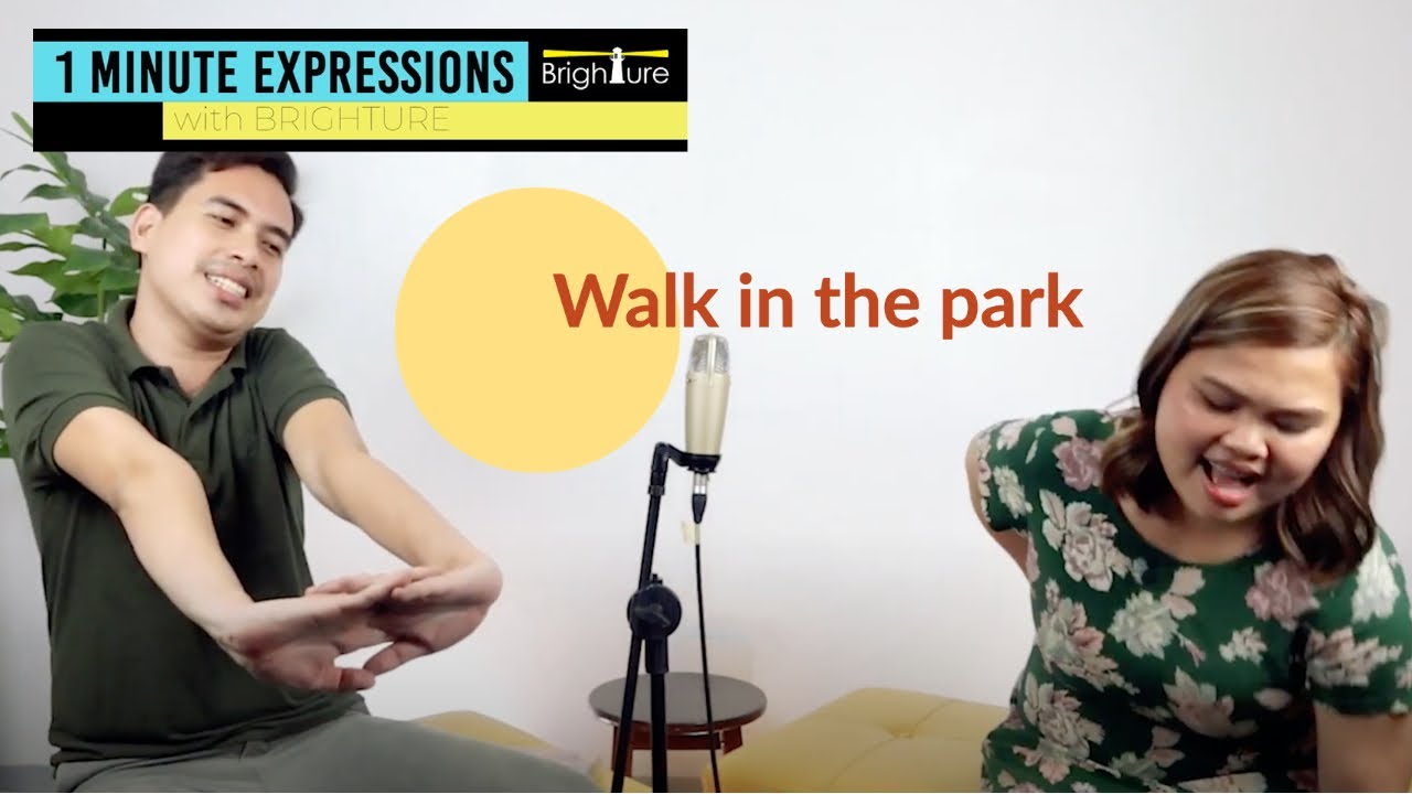 【1分間で覚える英語表現】Walk in the park - YouTube