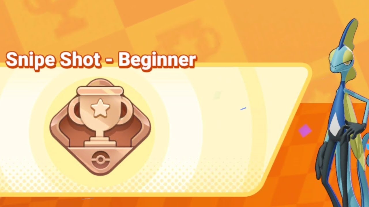 Snipe shot aquired | Pokémon unite achievement hunt - YouTube