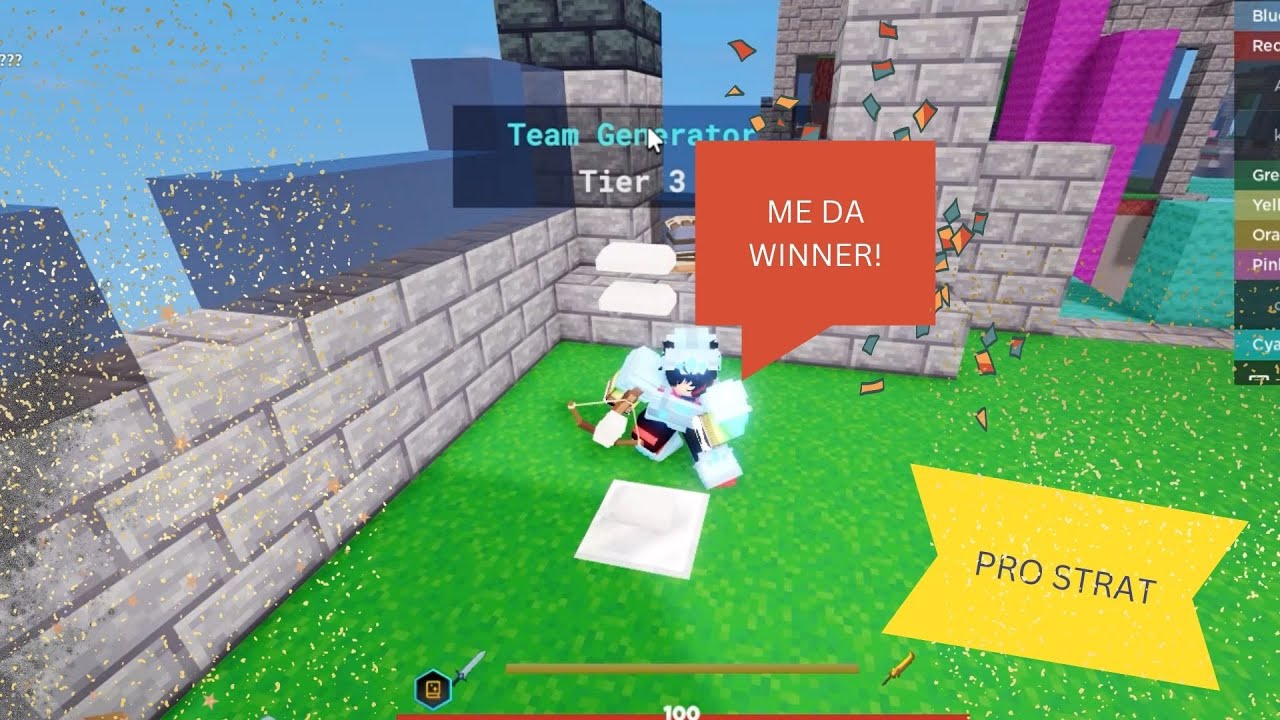 Roblox Bedwars NEW UPDATE! (Pro strat to win games) - YouTube