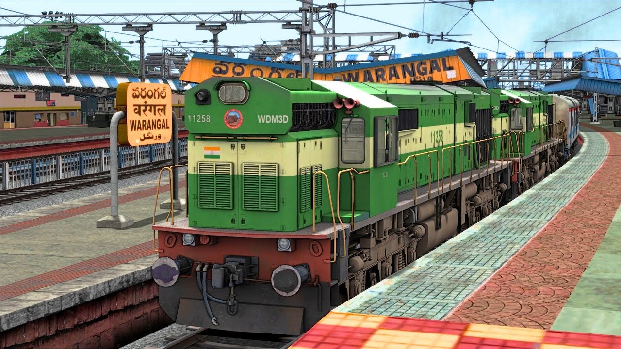 Secunderabad SF Express | SCR V1 | BUMPY RAILROAD | RAILWORKS | TRAIN ...