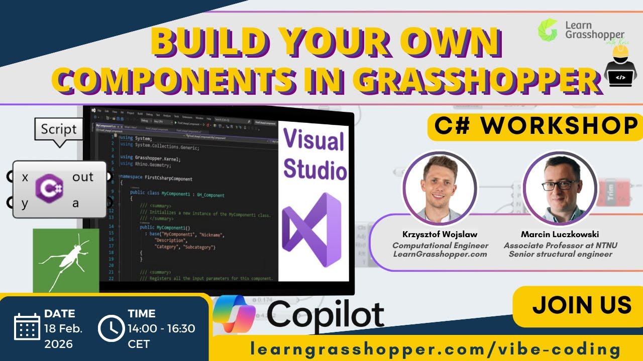 Vibe Coding. Build your first Grasshopper plugin with Visual Studio and ...